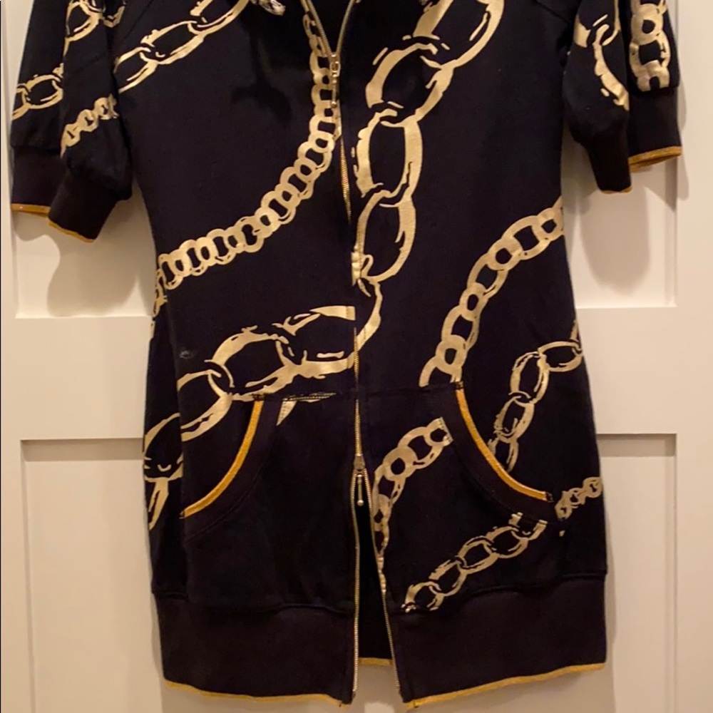 Vintage Triple Five Soul Gold Chain Sweater - Gem